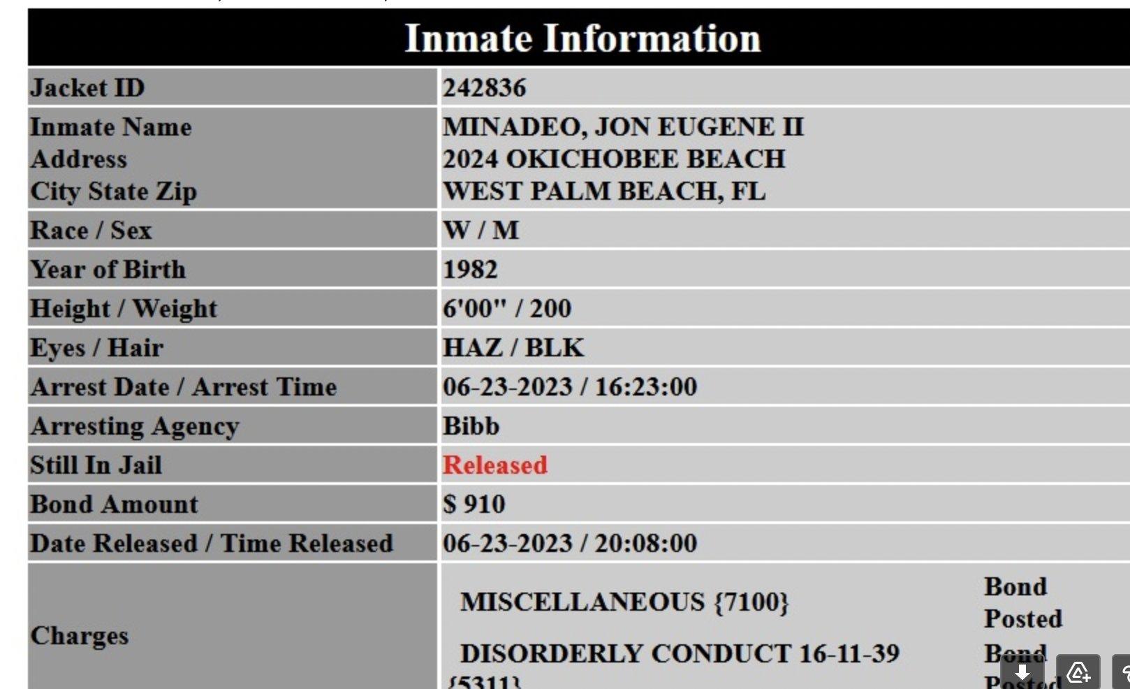 Jon Minadeo – Port St. Lucie, FL Info – Goyim Defense League Exposed